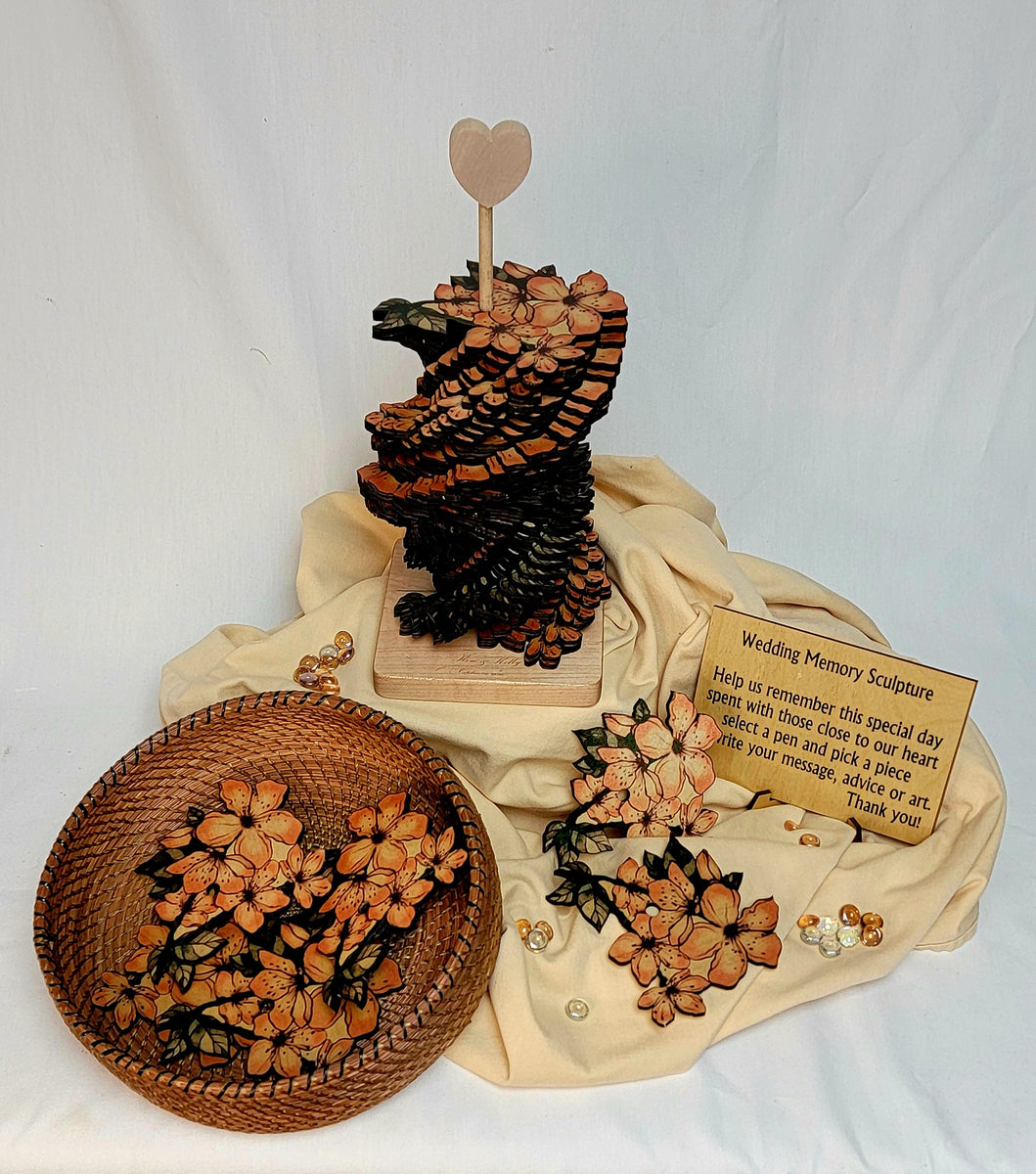 Cherry Blossom Memory Sculpture| Personal Handcrafted Displays