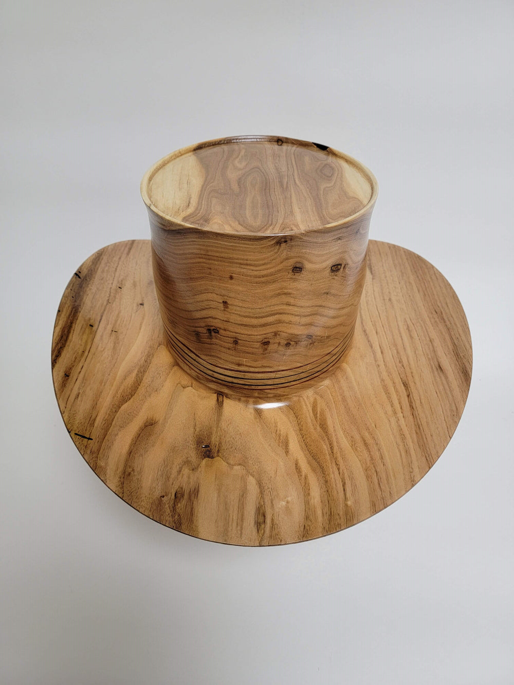 Butternut Cowboy Hat - Rare Wood Turned Men's Headwear #379| Personal ...