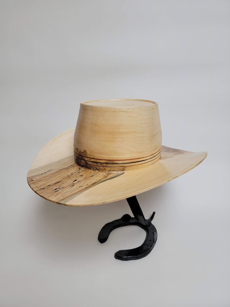 Maple Outback Hat - Rare Wood Turned Men's Headwear #402| Personal ...