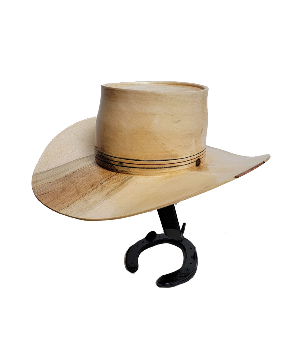 Maple Outback Hat - Rare Wood Turned Men's Headwear #405| Personal ...