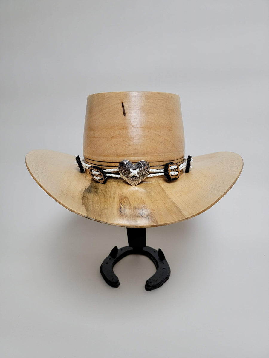 Maple Outback Hat - Rare Wood Turned Men's Headwear #406| Personal ...