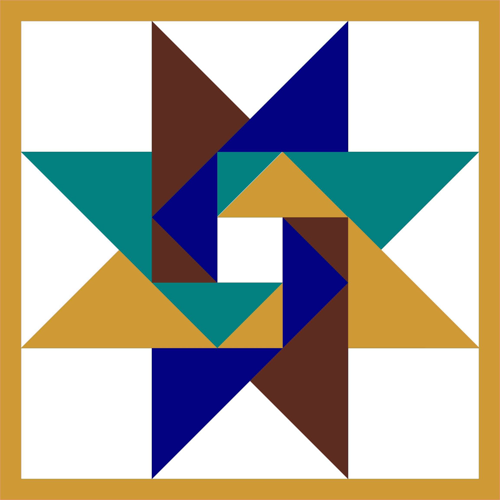 Aster - Barn Quilt| Personal Handcrafted Displays