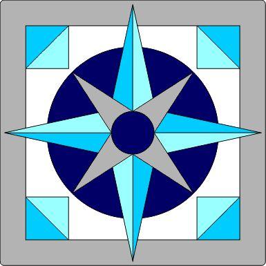 Barn Quilt Compass rose - Wholesale| Personal Handcrafted Displays