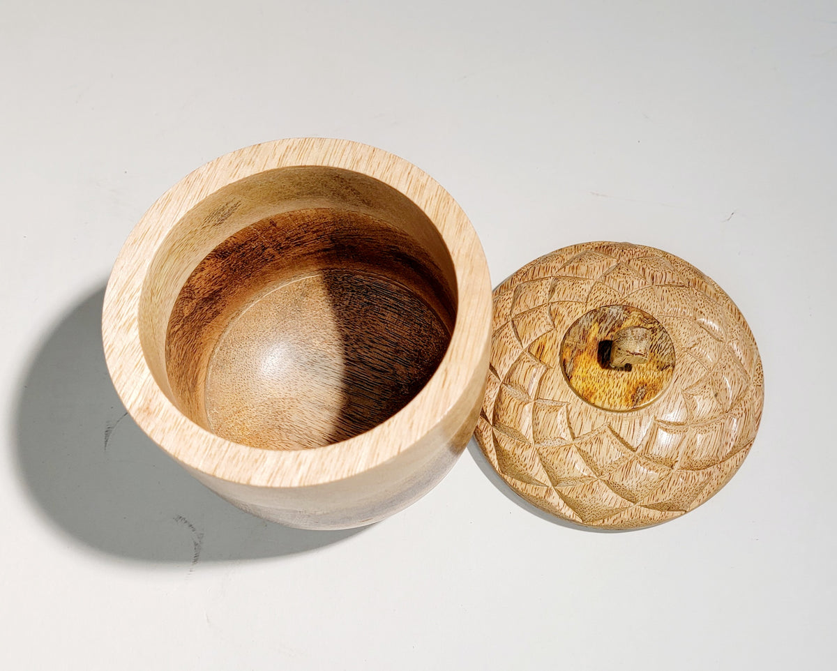 Nutmeg Shaped Storage Jar| Personal Handcrafted Displays
