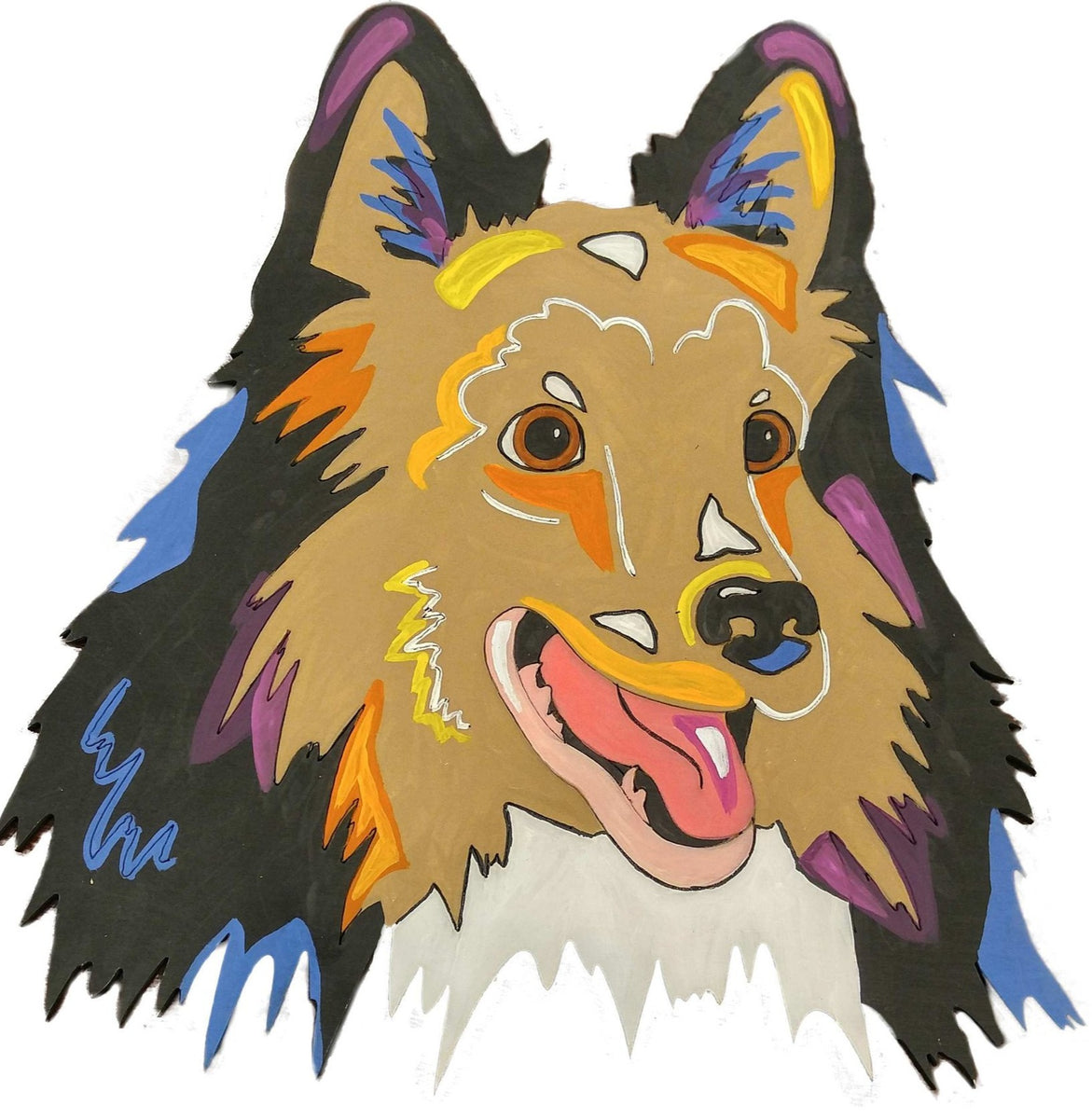 Sheltie-Shetland Sheepdog-DIY Pop Art Paint Kit-Earnhardt Collection ...