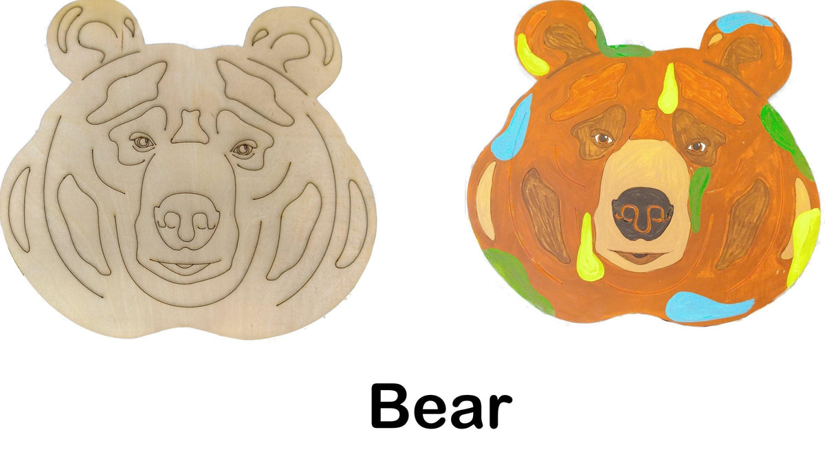 Bear-DIY Pop Art Paint Kit-Earnhardt Collection| Personal Handcrafted ...