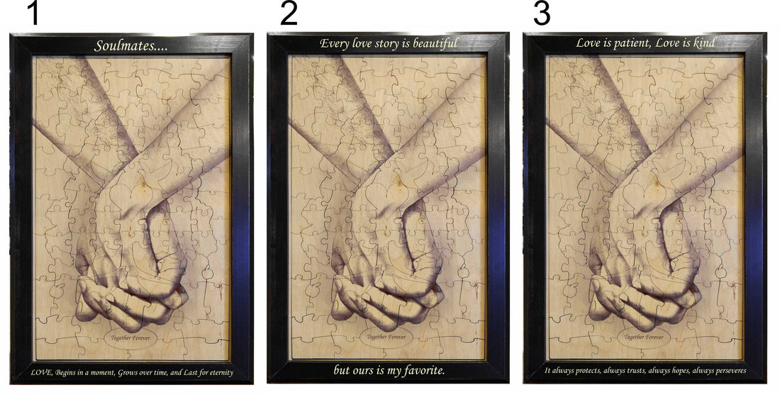 Custom Frame Engraving| Personal Handcrafted Displays